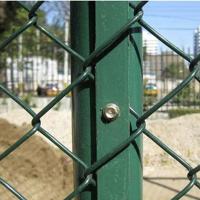 China Galfan Galvanized Steel Woven Fence System 50x50mm Mesh Tensile Strength 350-550N/mm2 for sale