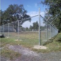 China Galfan Galvanized Chain Link Fence 50x50mm Mesh 3.0-5.0mm Wire Tensile 350-550N/mm2 for sale