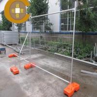 China Galvanized Temporary Construction Fence Panel 1.2m x 2m for Pedestrian Separation for sale