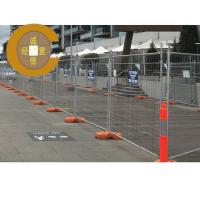 China Galvanized Temporary Construction Fence Panel 1.2m x 2m for Pedestrian Separation for sale