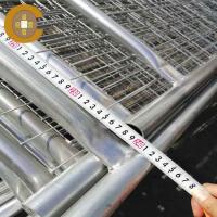 China Galvanized Temporary Construction Fence Panel 1.2m x 2m for Pedestrian Separation for sale