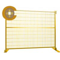 China Welded Mesh Panel Barrier Portable Steel Crowd Control Fence 1.2m Height Stadium Safety for sale