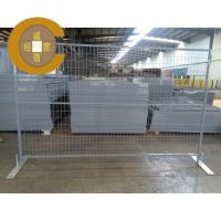 China Welded Mesh Panel Barrier Portable Steel Crowd Control Fence 1.2m Height Stadium Safety for sale