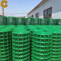 China 2x2 3/8 Inch Plastic Coated Welded Wire Mesh Fence Roll Erosion Resistant for sale