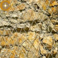 China Slope Protection Rockfall Netting 50mm Mesh Size 3mm Wire Diameter for sale