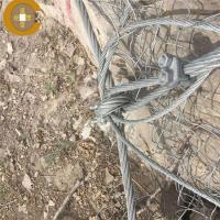 China Flexible SNS Soft Rockfall Protection Ring Wire Mesh For Slope Protection for sale