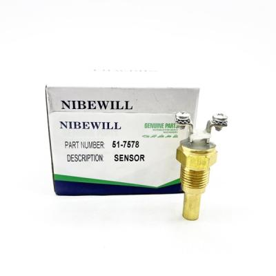 China 51-7578 Water Temperature Sensor for E320B E320C S6K Engine Excavator 12V for sale