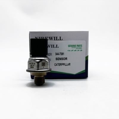 China Fuel Rail Pressure Sensor 344-7391 35.5MPa for C7 C9 320D 324D Excavator Parts for sale
