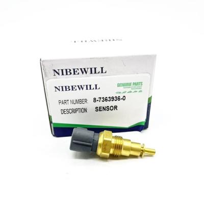 China Coolant Temperature Sensor 8-7363936-0 for ZAX120 ZAX200 Excavator 24V for sale