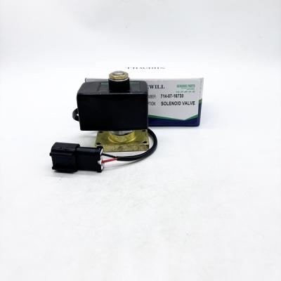 China 714-07-16730 Solenoid Valve for WA300-3 WA320-3 WA350-3 Loader 24V for sale
