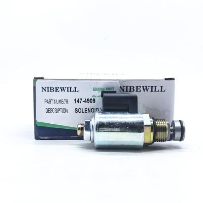 China 147-4909 Solenoid Valve 24V for Caterpillar E312D 320D 330D Excavator Spare Parts for sale