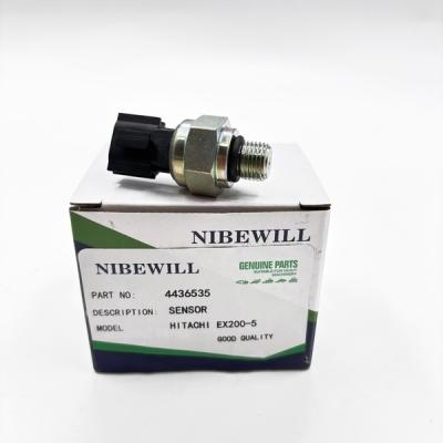 China 4436535 Pressure Sensor for Hitachi EX1200-5 EX1200-6 EX200-5 Excavator 24V for sale