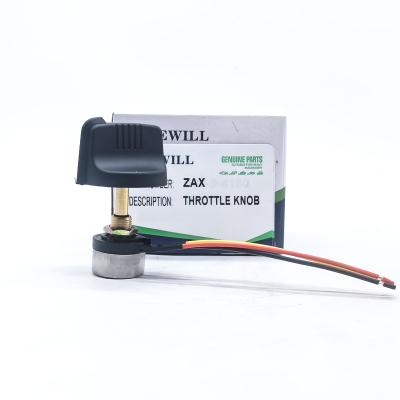 China Premium Engine Throttle Knob for ZAX120-6 ZAX200-6 ZAXIS Excavator 12V 24V for sale