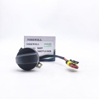 China 60117463 Throttle Knob for SANY SY55-215-8-9 Excavator Parts 24V for sale