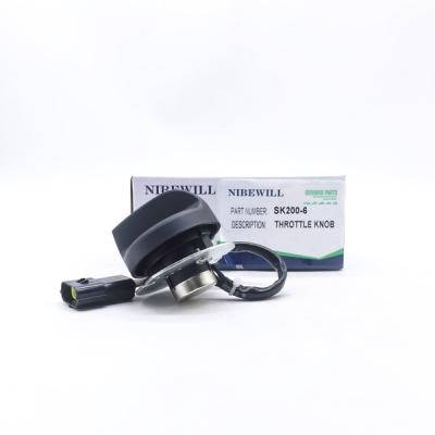 China Throttle Knob YN5200009P1 Kobelco Excavator Parts for SK200-6 SK200-6E for sale