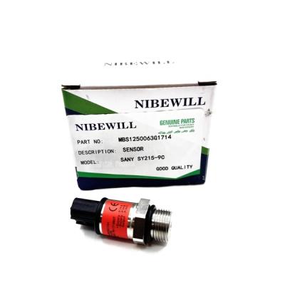 China Danfoss MBS1250 Pressure Sensor 063G1714 60114799 for SANY SY215-9C Excavator for sale