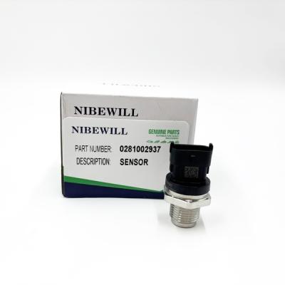 China 0281002937 Fuel Rail Pressure Sensor 1800 Bar Common Rail for Volvo Mahindra Cummins Truck for sale