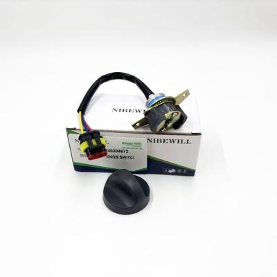 China 240304672 Throttle Knob Switch for SY215 SY235 SY335 Excavator Engine Parts 24V for sale
