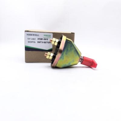 China Battery Power Switch 37ZB1-3610 WG9100760100 for Excavator Bulldozer 12V 24V for sale