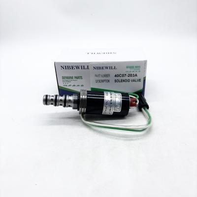 China KDRDE5KR-20/40C07-203A Solenoid Valve for SK60-3 SK200-6E Excavator 24V for sale
