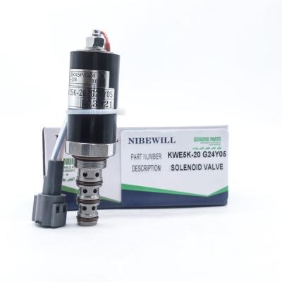 China KWE5K-20 G24Y05 KLB-A2044 Hydraulic Solenoid Valve for K-ato HD820 HD820-3 Excavator for sale