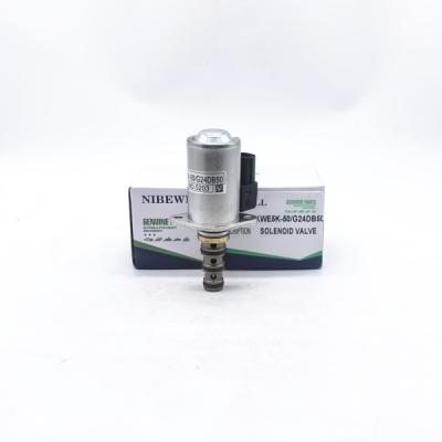 China KWE5K-50 G24DB50 Hydraulic Pump Solenoid Valve for SK170-8 SK200-8 Excavator for sale