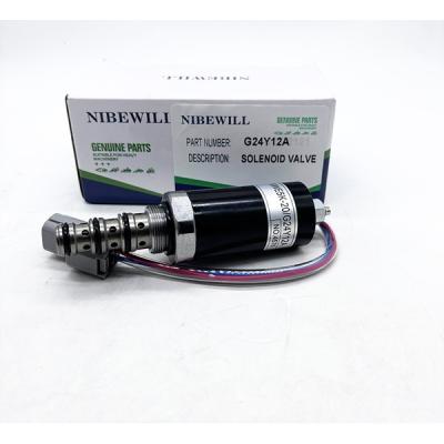 China KWE5K-20 G24Y12A YN35V00005F2 Solenoid Valve for Kobelco SK100 SK120 Excavator 24V for sale