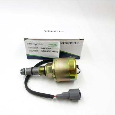 China Solenoid Valve 9102068 9101532 for EX100-2 EX120-3 Excavator Parts 24V for sale