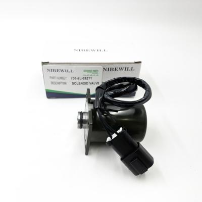 China Hydraulic Pump Solenoid Valve 708-2L-25211 7082L25211 for PC200-5 PC200-6 Excavator 24V for sale