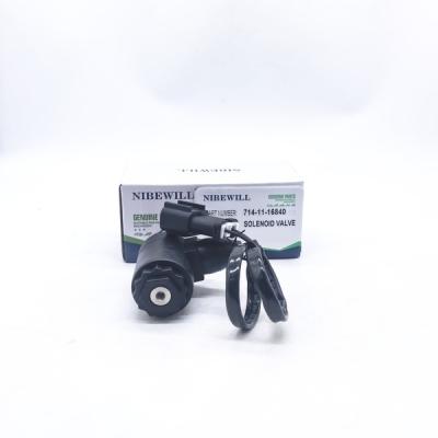 China Solenoid Valve 714-11-16840 for K-omatsu WA100-3 WA120-3 Excavator Loader Parts for sale