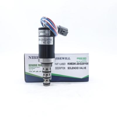 China KWE5K-20 G24Y05 Rotary Brake Solenoid Valve for HD820-1 Excavator Spare Parts for sale