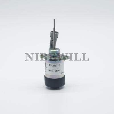 China 1E411-60012 Fuel Stop Solenoid for Kubota D902 Z482 D722 Engines 12V for sale