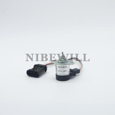 China 1G577-60011 Fuel Shutoff Solenoid for Kubota V3300 V3800 Engine Stop Solenoid 12V for sale