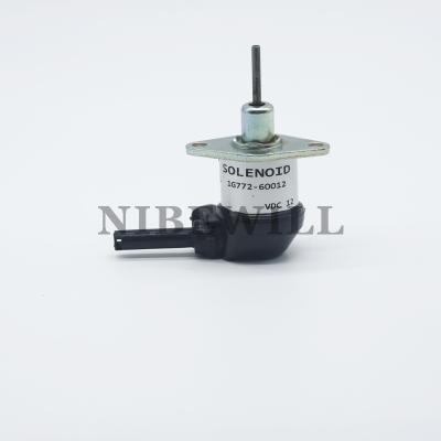 China 1G772-60012 Solenoid Shutoff Stop Solenoid for Kubota Diesel Excavator 12V for sale