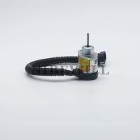 China 1J710-60011 Shutoff Solenoid for V2607 Engine Compatible with Bobcat Construction Equipment 12V for sale