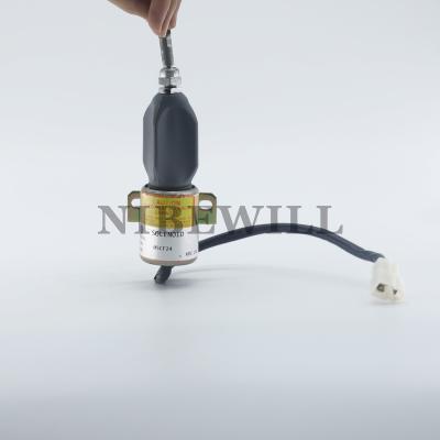 China 05CF24 37V66-56010 Generator Stop Solenoid for Excavator Engine 24V Shutoff Solenoid for sale