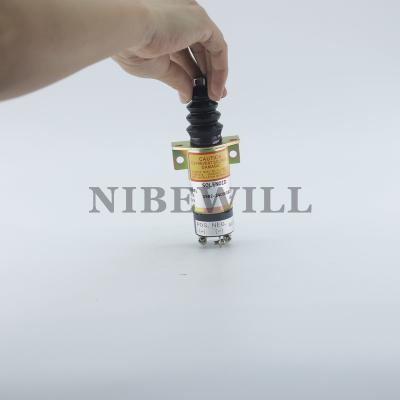 China 1502-24C6U1B2S1A Fuel Shut Off Solenoid Valve 24V DC for Woodward 1500-2055 Excavator for sale