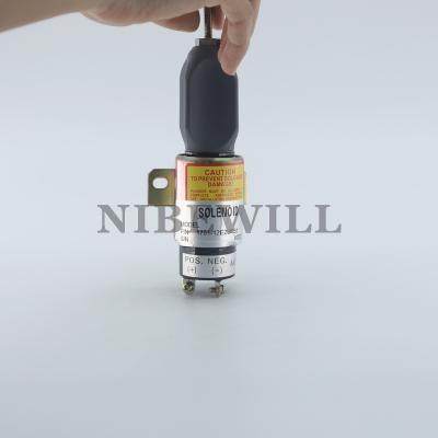 China 1751-12E2U1B1 Fuel Shut Off Solenoid Valve 12V for C-ummins Construction Equipment for sale