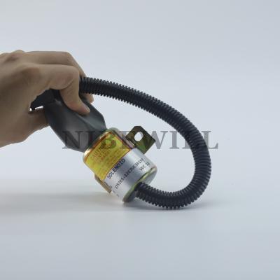China 12V 24V Fuel Stop Solenoid Valve 1752ES-12E7UC3B1S7 for Yuchai Engine Parts Shutoff Solenoid for sale