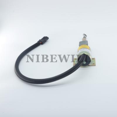 China 3930234 Shut Off Solenoid for Cummins 6CT Komatsu PC350 Excavator 24V Stop Solenoid for sale