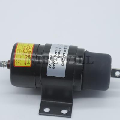 China Shut Off Solenoid Valve 053400-0745 for Kato Me040145 24V Stop Solenoid for sale