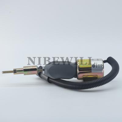 China Stop Solenoid Valve 3354943 3357411 24V for Cummins Engine Excavator Parts for sale