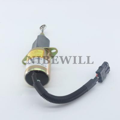 China Fuel Shutoff Solenoid Valve 3965091 Fits Cummins 5.8L 8.3L 12V Stop Solenoid for sale