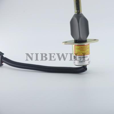 China 3990773 3939019 Stop Solenoid for Cummins 6CT 8.3 Engine 24V Shutoff Solenoid for sale
