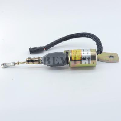 China 3991625 Flameout Solenoid Valve Fuel Shutoff Stop Solenoid for Excavator Bulldozer 24V for sale