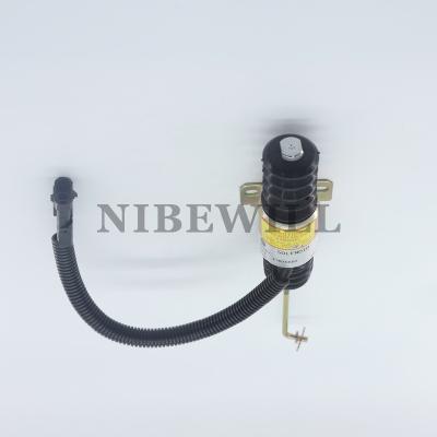 China Excavator Engine Flameout Solenoid Valve 13026682 13034654 12V Stop Solenoid for sale