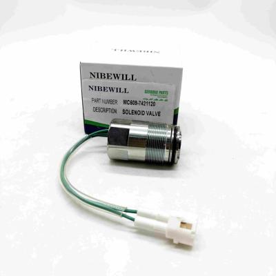 China MC609-7421120 Hydraulic Pump Solenoid Valve for Kobelco SK200-6 K3V112 Excavator for sale