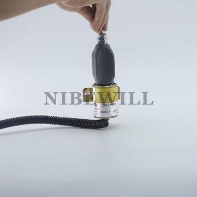 China B4000-1115030 Solenoid Valve Shutoff Stop Solenoid Fit for YUCHAI YC4110 Engine 24V for sale