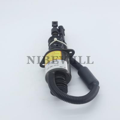 China NIBEWILL D59-105-22+A Flameout Solenoid Valve 12V 24V for Excavator Bulldozer Engine Shutoff for sale