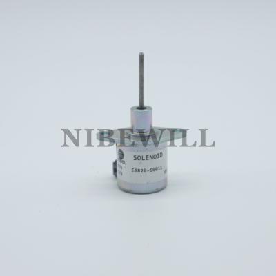 China E6820-60011 Fuel Stop Solenoid Replacement for Kioti Tractor CK25 DK40 12V for sale